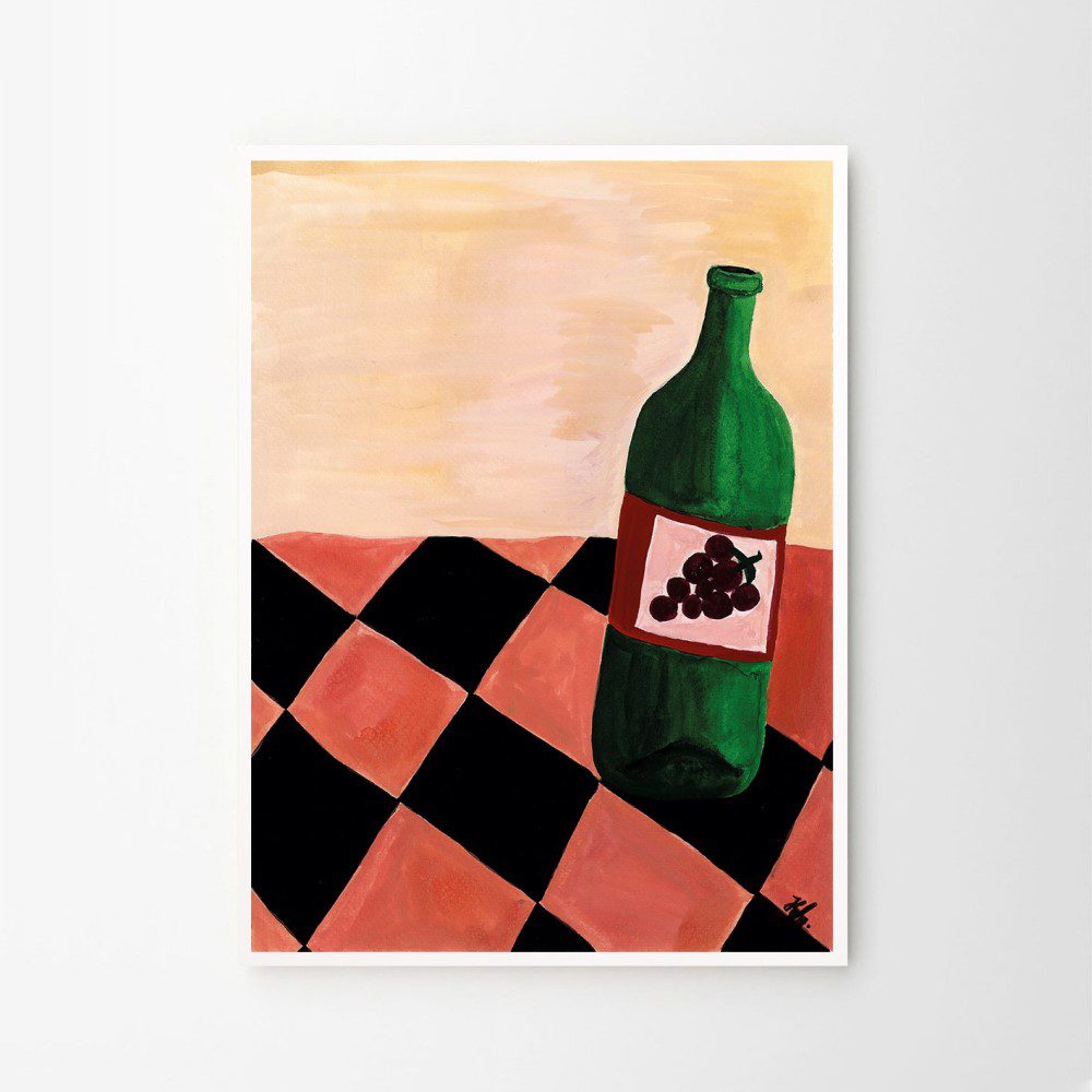 THE POSTER CLUB Kristina Siljefors, Flarra Art Print, A5 – Designstuff