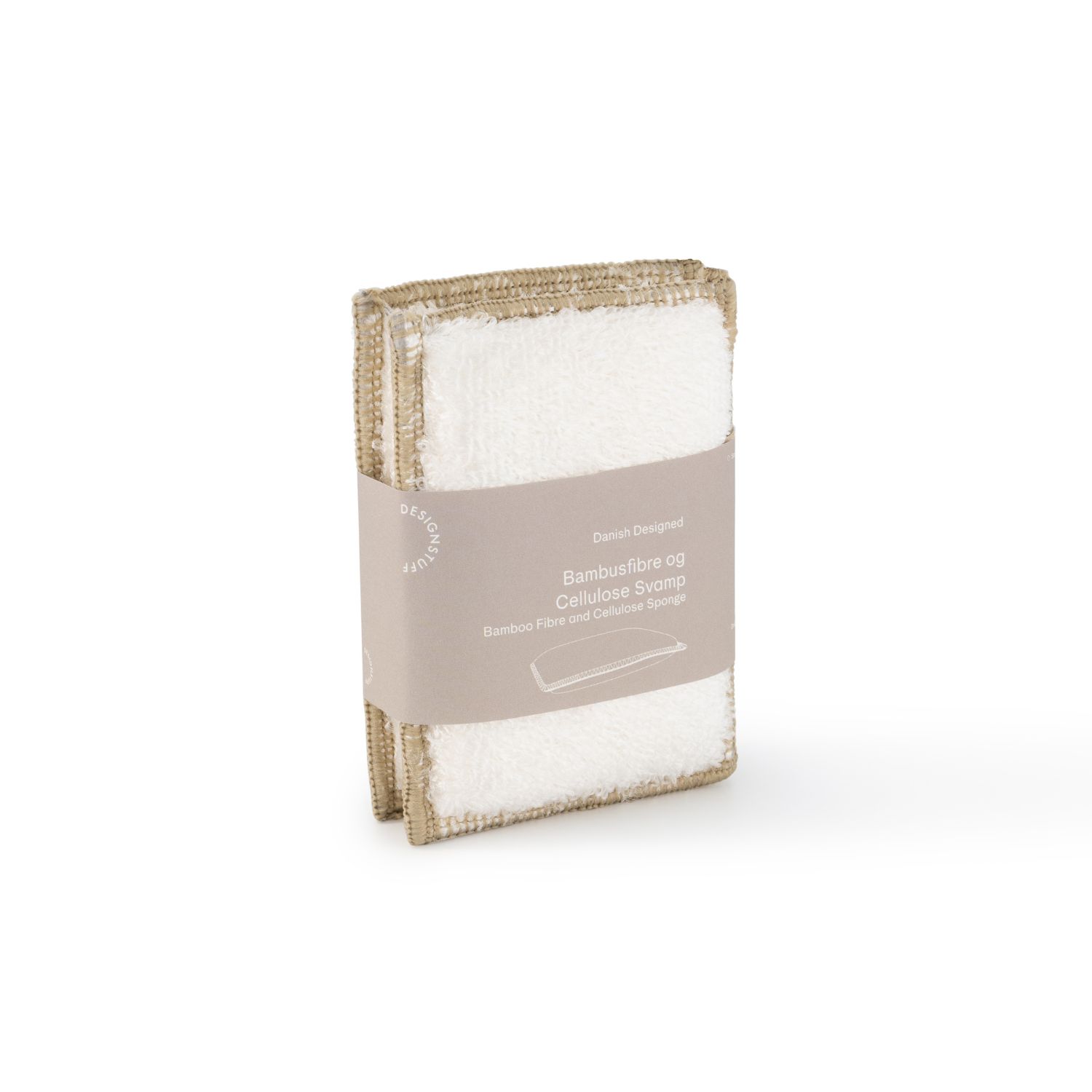 Shop DESIGNSTUFF Bamboo Sponge Set, Sand