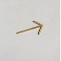 DESIGNSTUFF Signage, Arrow, Brushed Brass