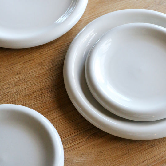 HAY Barro Plate, D24cm, Off-White (Set of 2)