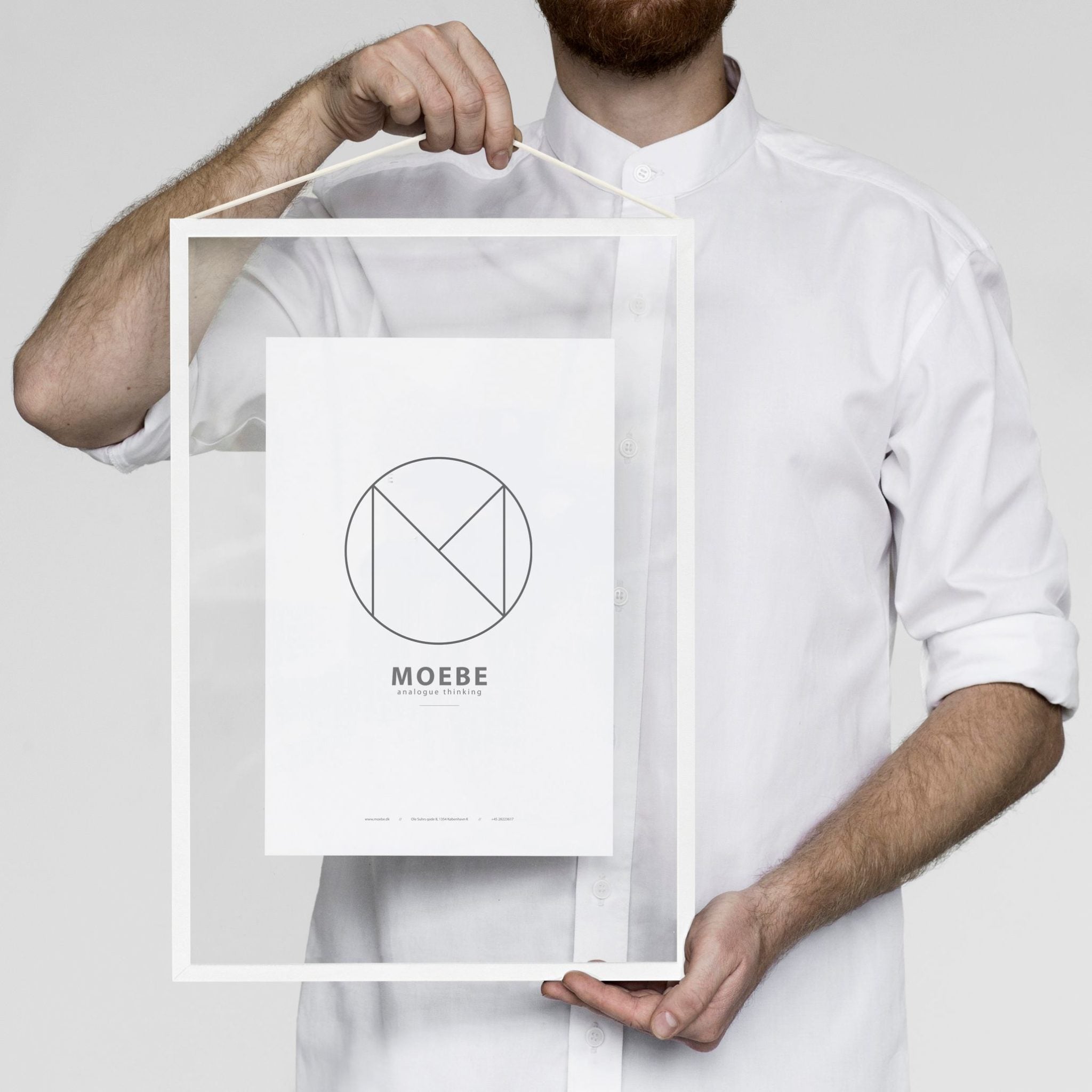 MOEBE Frame, White Powder Coat – 4 Sizes – Designstuff