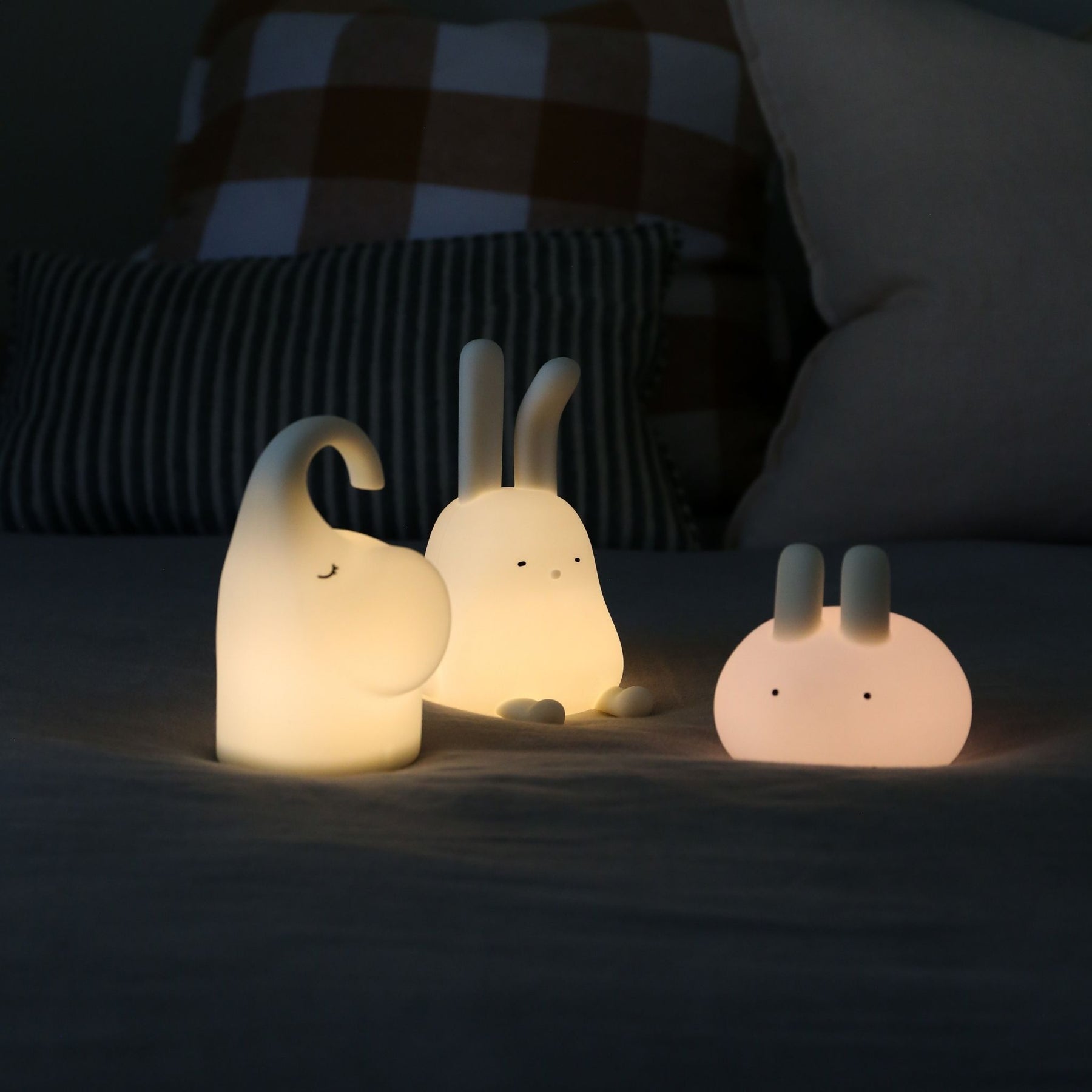 DESIGNSTUFF LUMA Lapin Rabbit Night Lamp, White