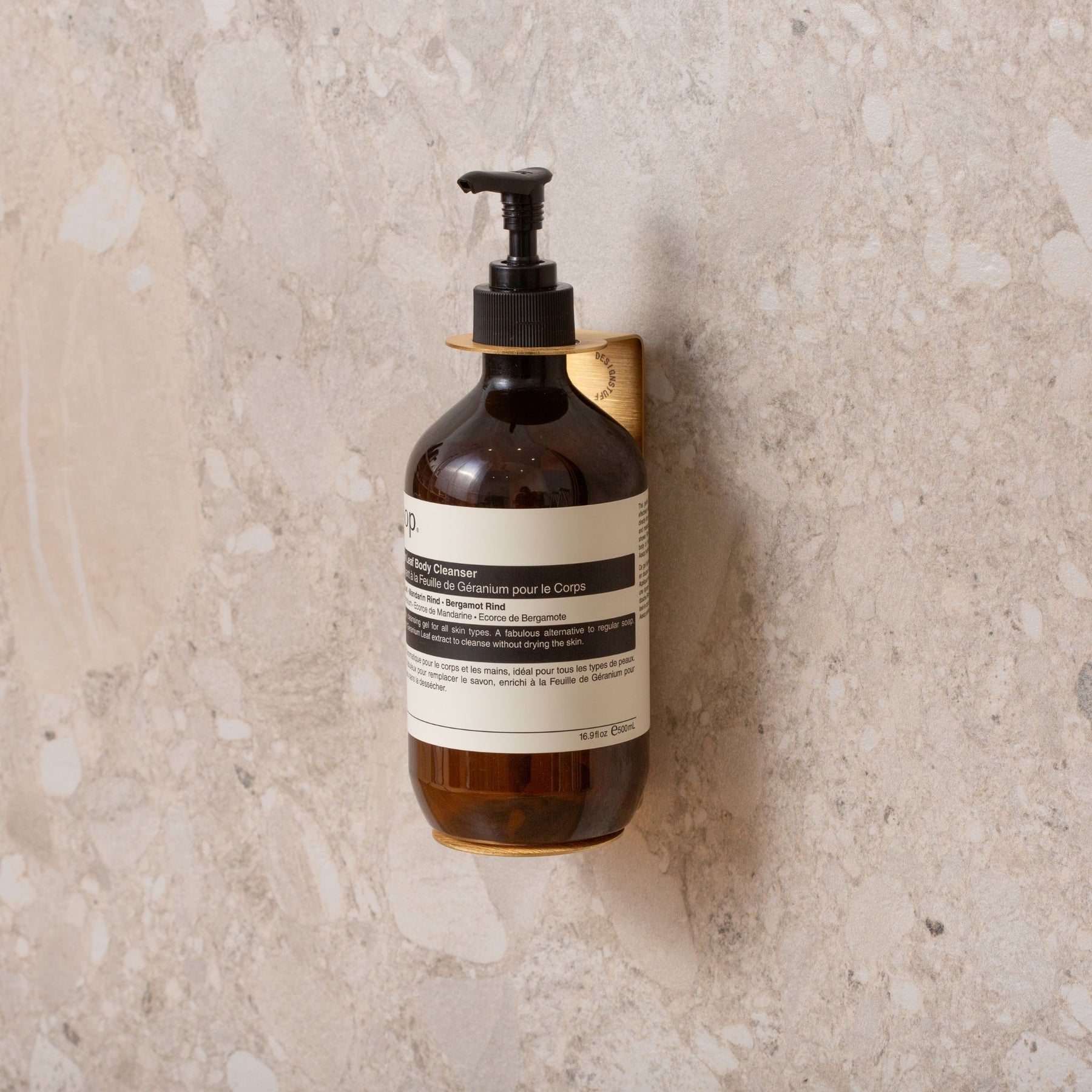 Buy Now: DESIGNSTUFF Single Soap Dispenser Holder, Brushed Steel