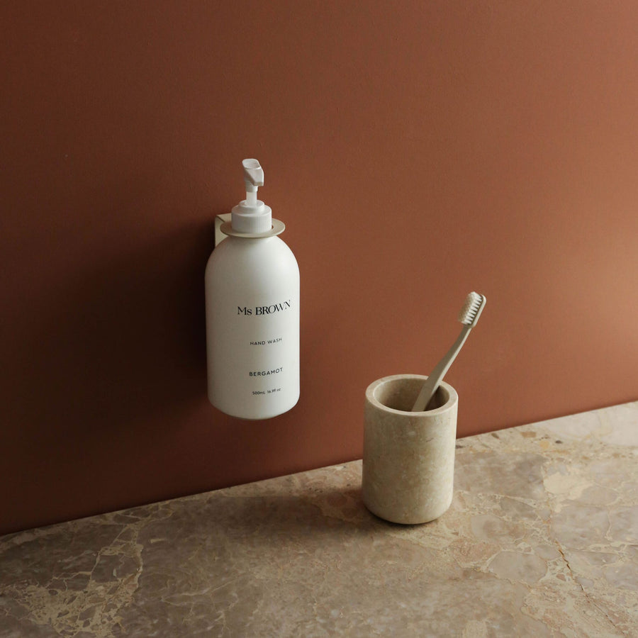 Buy Now: DESIGNSTUFF Single Soap Dispenser Holder, Sand