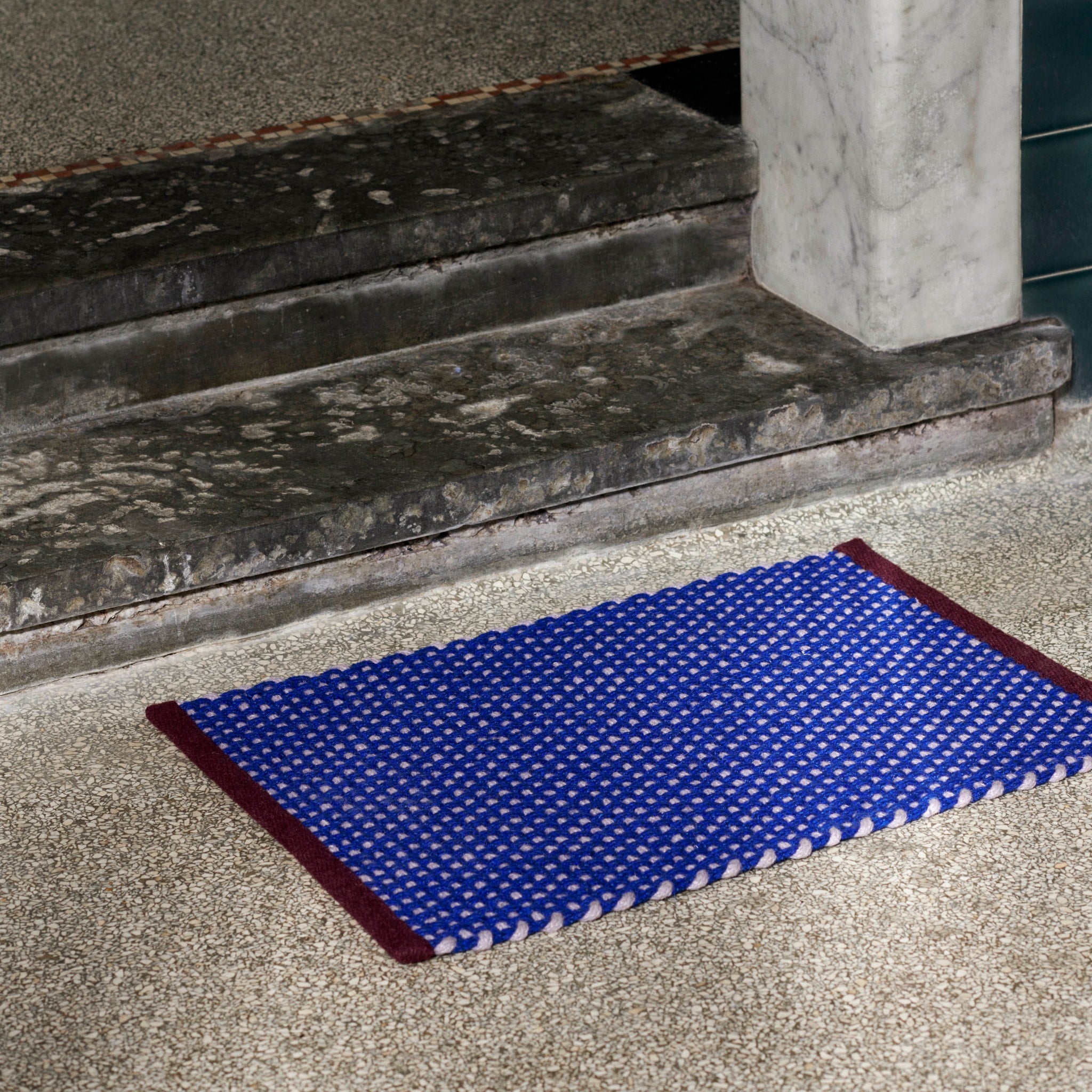HAY Door Mat, 50x70cm, Blue