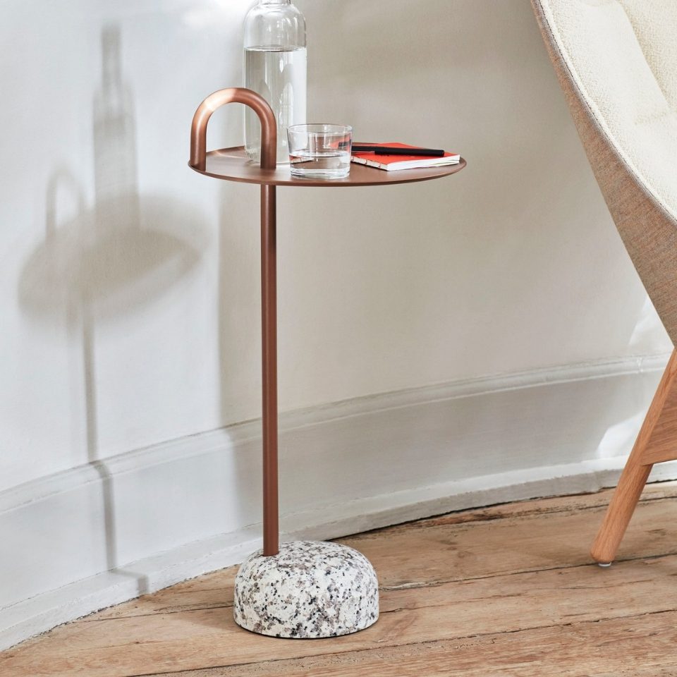 HAY Bowler Side Table, Pale Brown – Designstuff