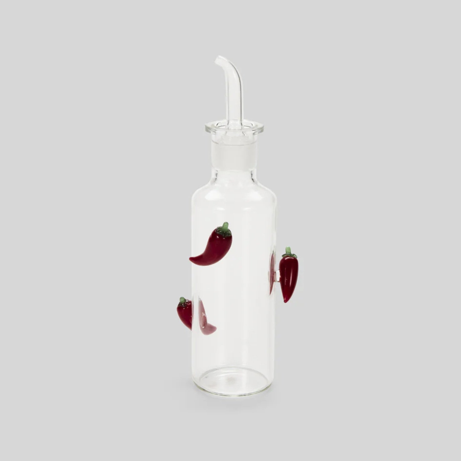 MAISON BALZAC The Chilli Oil Bottle, Clear/Red, 210mL – Designstuff