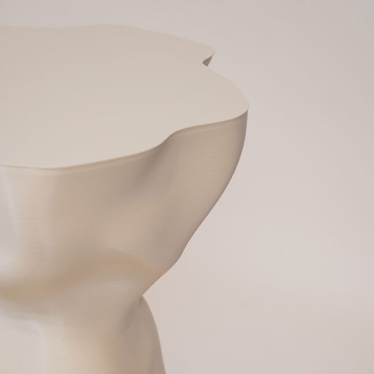 SPECIAL STUDIO Noise Side Table, Eggshell Matte