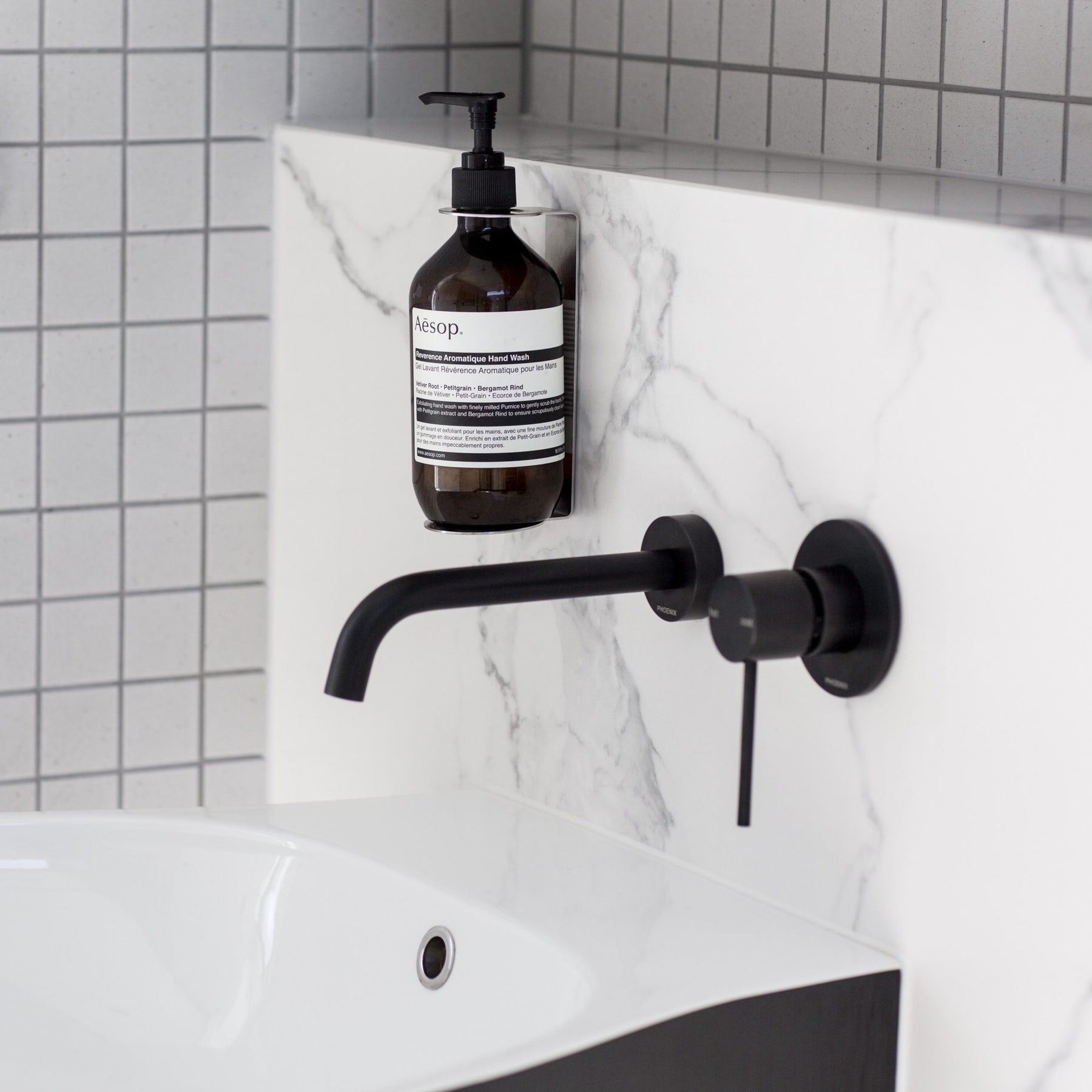 Buy Now: DESIGNSTUFF Single Soap Dispenser Holder, Brushed Steel